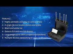 Portable drone detection and positioning equipment