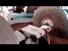 China Gold Wet Pan Mill Gold Processing Grinding Mill Double Roller Gold Plant for sale