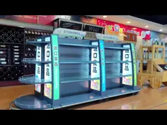 Wholesale High Quality Supermarket Light box Display Shelving