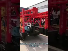 China Steel Soil Testing Drilling Machine With 200mm Drilling Hole Diameter GK 200 Engineering Drilling Rig for sale