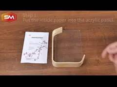 How to change the inside page of Acrylic Wooden Photo Frame