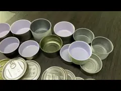 China 50g Weed Packaging Tin Can D65x34mm Seamless Tin Containers Inner Coating for sale