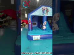 Hot Sale Commercial Inflatable Bounce House With Slides The Frozen Princess Cartoon Inflatable Combo