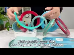 Material PTFE Hydraulic Wear Rings High Elasticity Wear Resistant For Mechanical