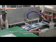 Ceramic knife production inspection