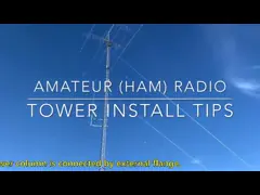 China Three Legged Wire Supported Steel Guyed Mast Tower Lattice Hot Dip Galvanizing Wind Measurements Iron for sale