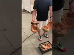 Сдавливание кокосовой скорлупы