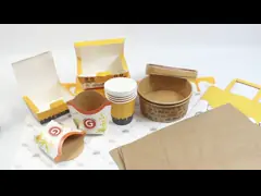 Custom Burger Fried chicken And Chips Takeaway Paper Box Food Packaging