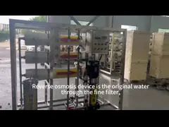 3 tons single-stage reverse osmosis water treatment equipment