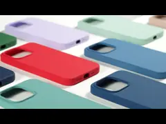 China Custom Real Silicone Mobile Phone Case Soft Skin Friendly Pink For IPhone for sale