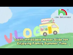 king26 Double Lane Inflatable Water Slides With Pool