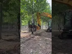 China OEM Excavator Tree Spade ,  Hydraulic Tree Transplanter Machine for sale