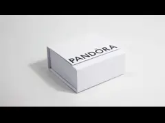 One-step forming White folding magnetic gift box