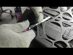 Removing the extra support structure after metal 3D printing process