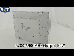 High Efficiency 5700-5900MHz 50W RF Microwave Power Amplifier For signal amplification in Laboratory