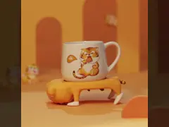 Cartoon Tiger Coffee Mug Creative Simplicity Home Office With Hot Coffee Water Mug