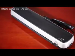 LM2016 A3 Photo hot laminating machine with 2 roll laminate pressing