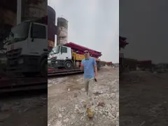 2019 SANY 49m concrete pump on Mercedes-Benz.