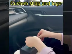 China Custom Logo Car Aroma Diffuser Lasting Fragrance Natural Wood Car Vent Air Freshener for sale