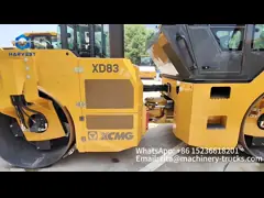8.5 Ton XCMG Double Drum Road Roller XD83 With Cummins Engine 74.9kw