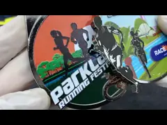 China Free Design OEM Custom Gold Enamel Award Medals Customized Running Puzzle Medal for sale