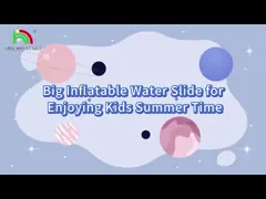 Deslizamiento de agua comercial seco y húmedo inflables tropicales Fiesta Breeze Niños Deslizamiento de agua inflables con piscina