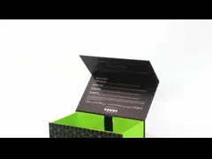 Luxury Black Green Folding Electronic Product Magnetic Gift Box