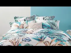 Digital Print Cotton Duvet Cover Twin XL Floral Duvet Cover Set
