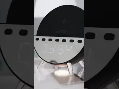 China 15W Fast Charging Wireless Charger with Bluetooth Speaker and Light 131*75*146MM Body Size for sale