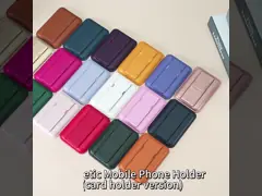 China Vegan Leather MagSafe Wallet with 0.2 Inch Slim Design - Triple Function Phone Stand and Card Holder for iPhone 12-15 Series for sale