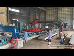 China Fully Auto Customizable Mobile Palletizer Bag Palletizer Machine With Floor Installation for sale