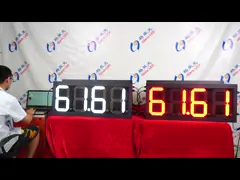 China Glare-LED 8 Inch Petrol Station Oil Price Display 7 Segment Led Gas Price Sign for sale