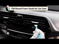 708 Long Handle Foam Swab Round Foam Tip Swab For Precision Cleaning