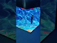 Display de suelo de LED de molde privado de aluminio fundido a presión