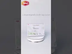 L Shape Magnetic Acrylic Sign Holder