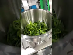 Food Grade 304 Stainless Steel Bowl Elevator Wild Vegetable Packing Machine