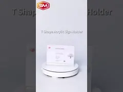 T Shape Acrylic Sign Holder