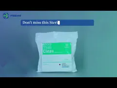 Sterile cleanroom wiper