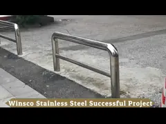 China High Quality Grade 201 304 316 Stainless Steel Stair Handrail Inox Stair Railing for sale