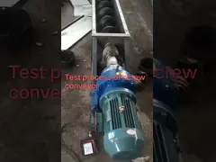 OEM High Efficiency Tube Stainless Steel Transfer Chemical Powder Screw Auger Conveyor