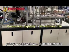 China PRY-50CHJ Automatic 30 ~ 40 times/min Food PE Coated Paper Lunch Box Forming Making Machine for sale