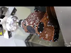Máquina de tornos CNC de lecho inclinado con torreta de potencia CK108MY/CK106MY