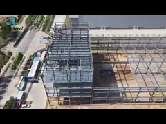 China Prefabricated Steel Structure Workshop for Concrete Batching Plant for sale