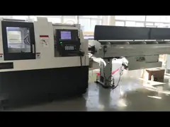 China Sm385  Automatic Chuck Cnc Swiss Type Cnc Metal Lathe Cnc Auto Bar Feeding Machine for sale