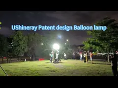 Mobile White Balloon Lights Film 500W Led Light Tower Mobile Led For Engineering Contruction