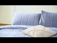 OEM Twin Duvet Covers King Full Size Duvet Cover Blue Polyester Blended Flannel