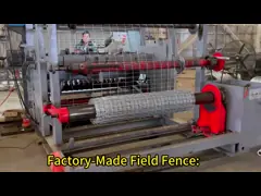 Goat Cattle Farm Animal Fence Hinge Joint 6ft 8ft Galvanized Field Fence
