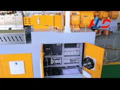 China Air-cooled hot cutting twin-screw extruder pe high filling punch masterbatch defoaming pelletizing machine for sale
