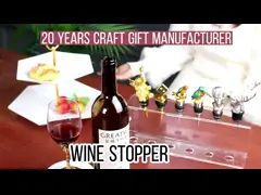 China Custom Wine Bottle Stopper Metal Silicone Bottle Stoppers Die Casting for sale