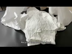 China Cut reused Hotel bath towels bales 100% cotton white towel 0.5-400 kg bales Reclaimed Tea Towels Wiping Rags for sale